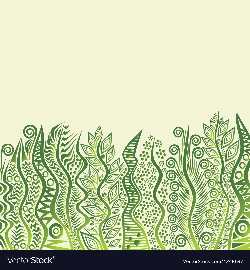 Green Nature Patterns