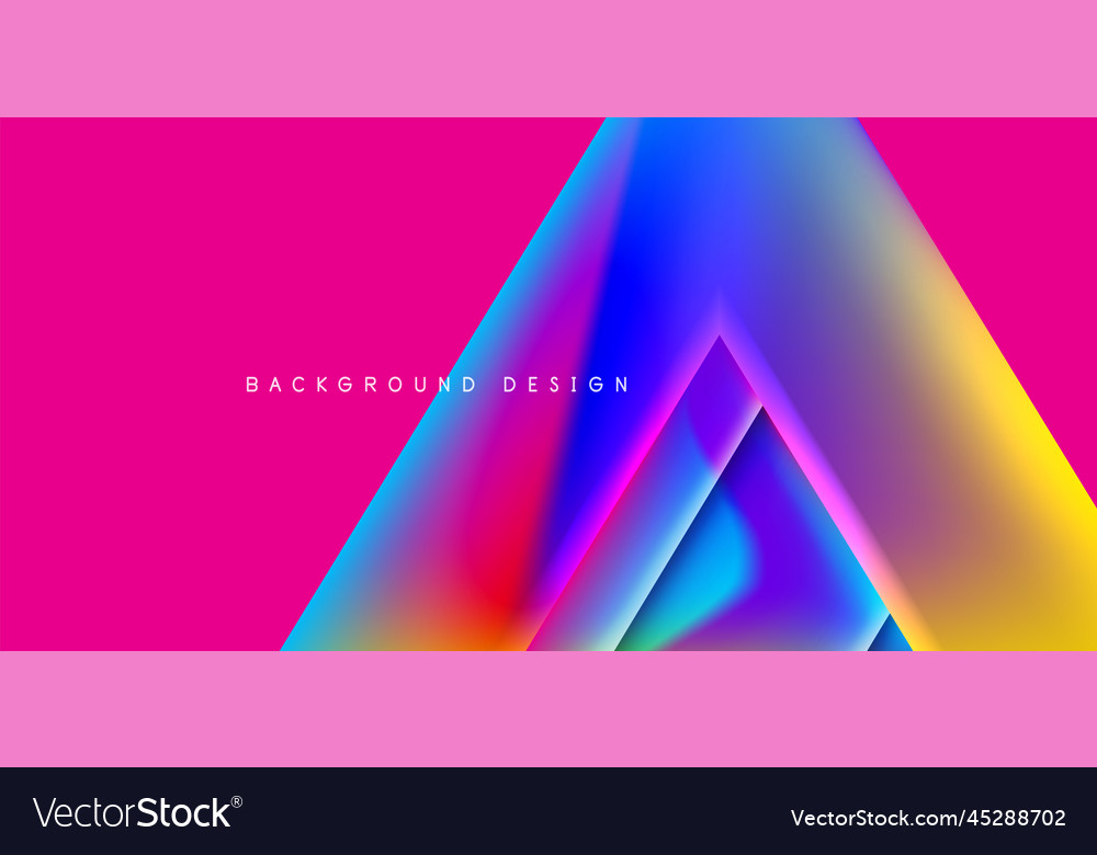 Abstract background with overlapping triangles Vector Image
