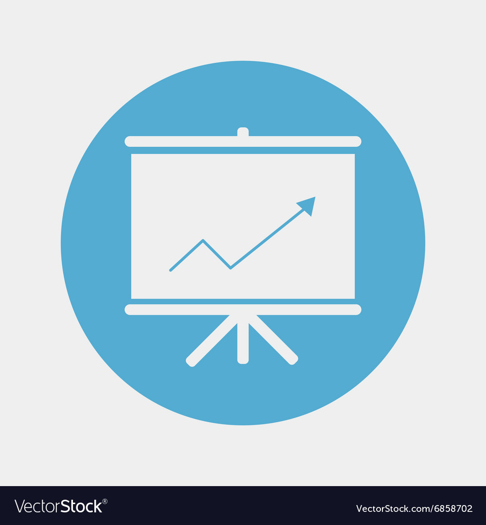 Chart icon Royalty Free Vector Image - VectorStock