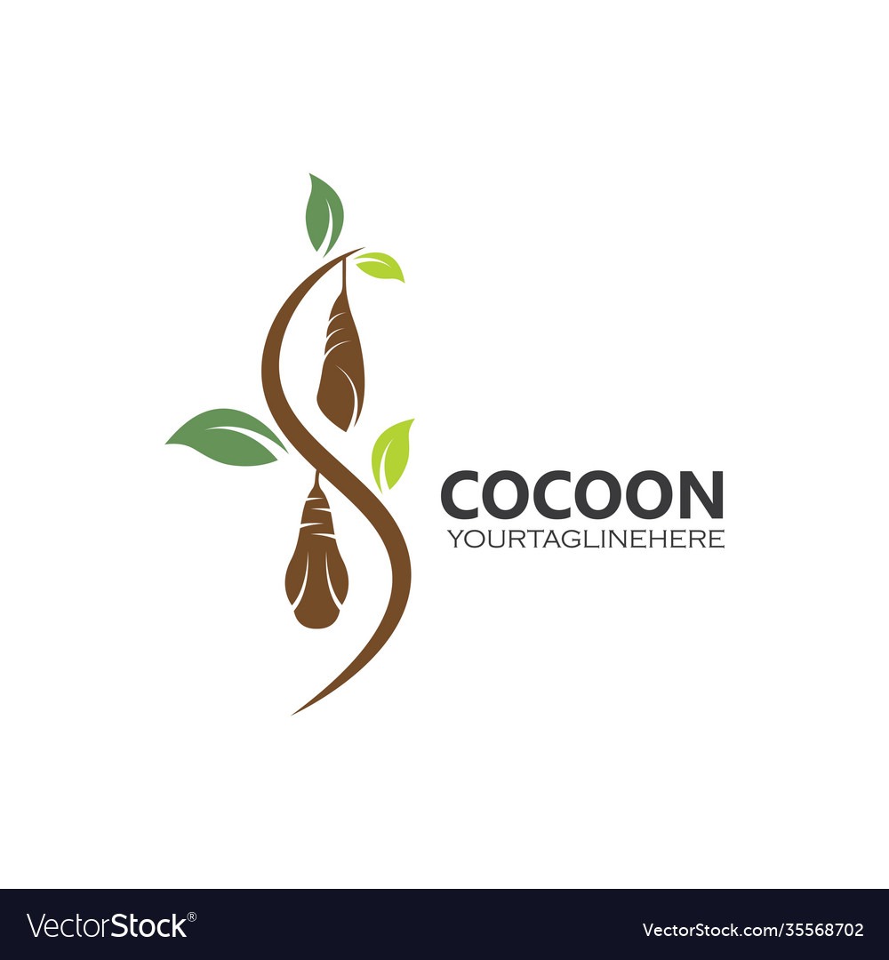 Cocoon design Royalty Free Vector Image - VectorStock