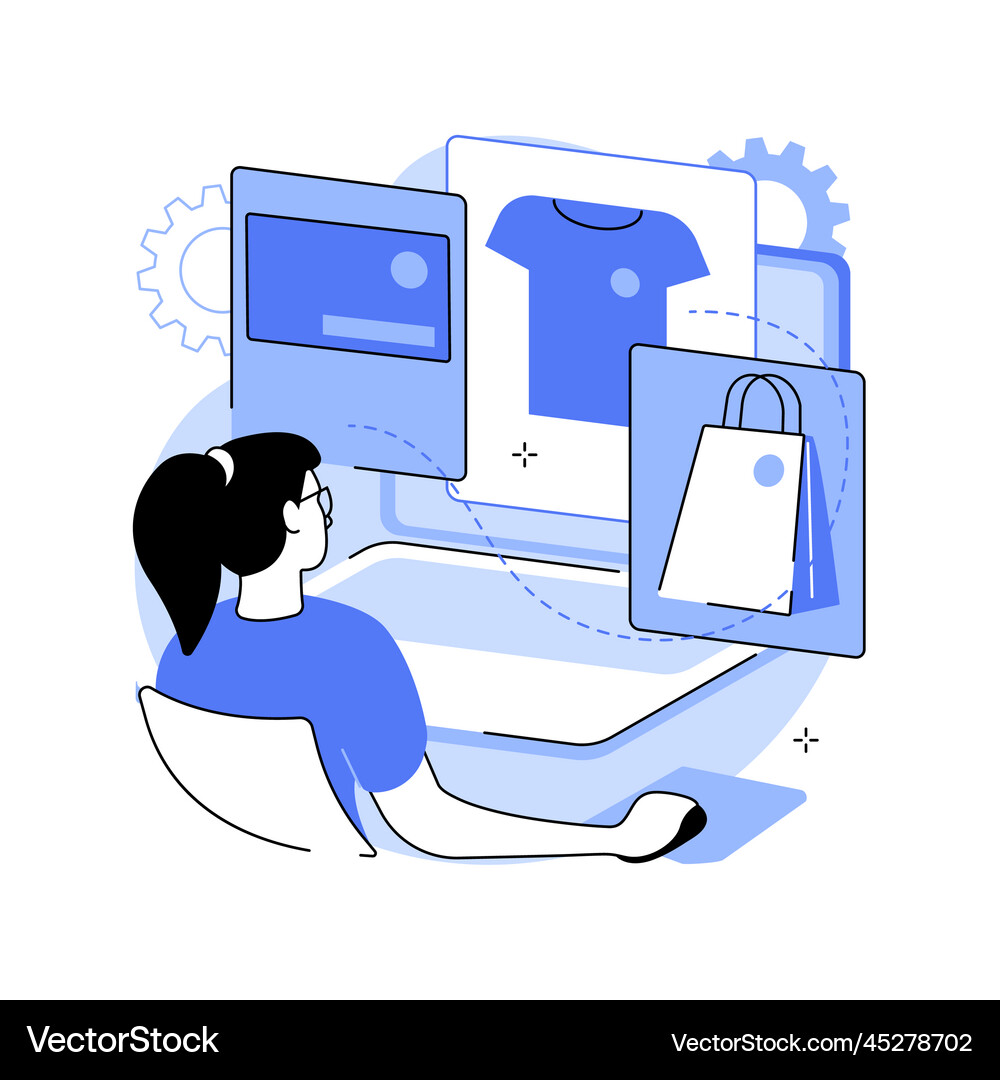 Company branding abstract concept Royalty Free Vector Image