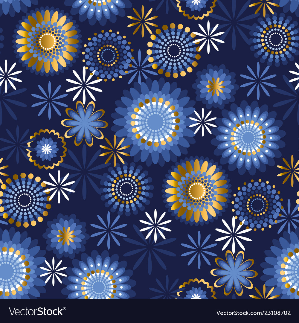 Floral seamless pattern Royalty Free Vector Image