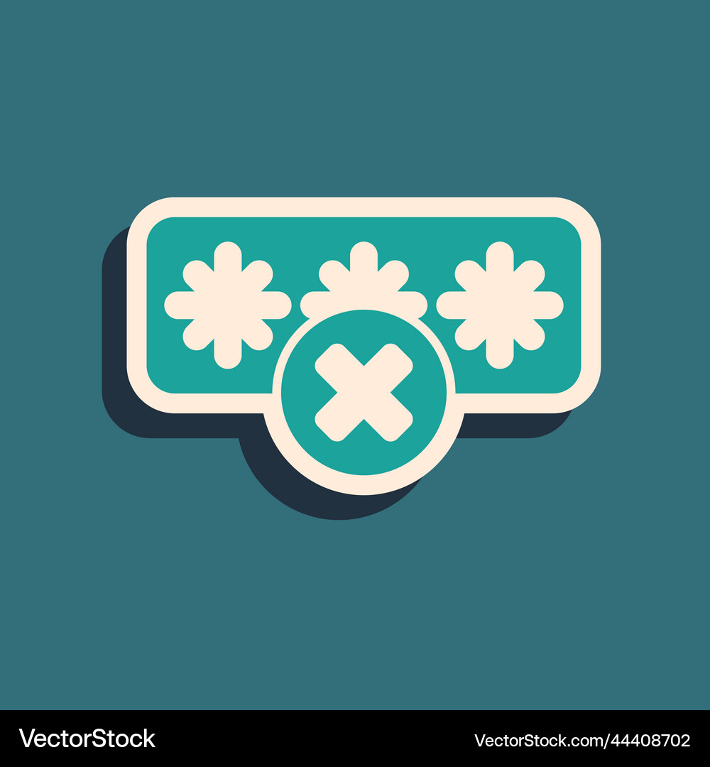 Green password protection and safety access icon Vector Image