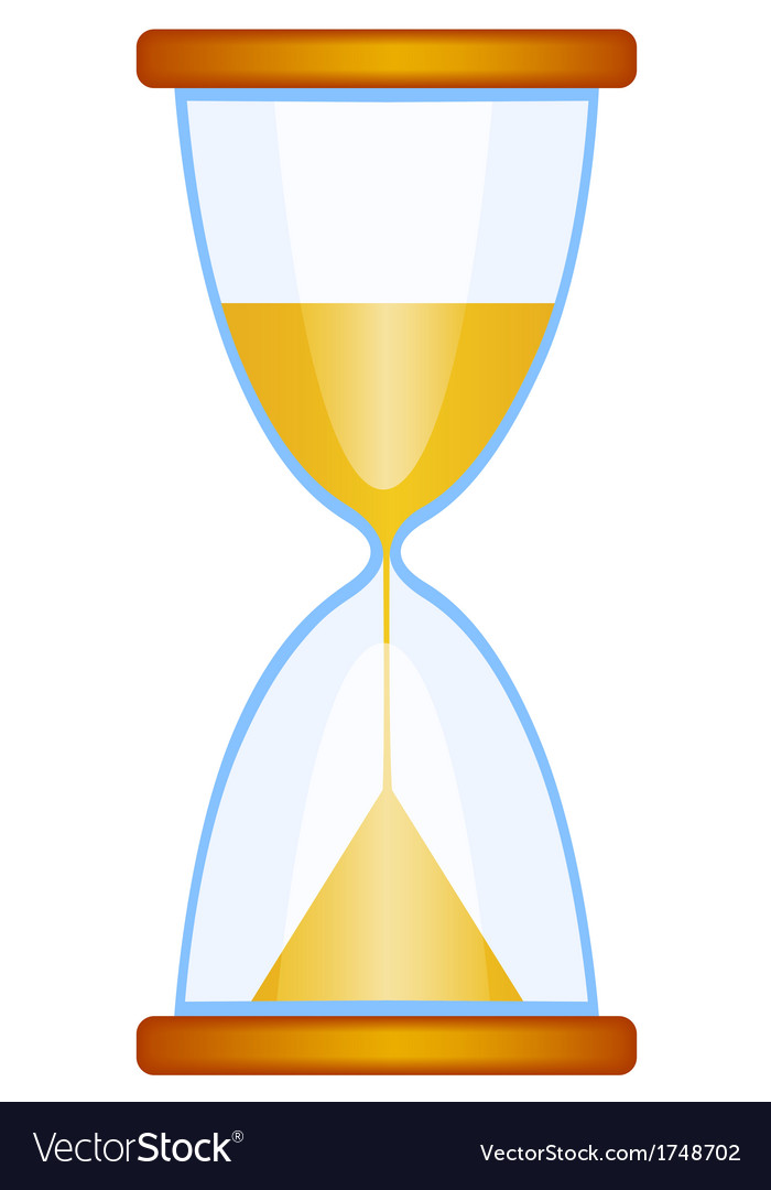Sandclock Royalty Free Vector Image - VectorStock