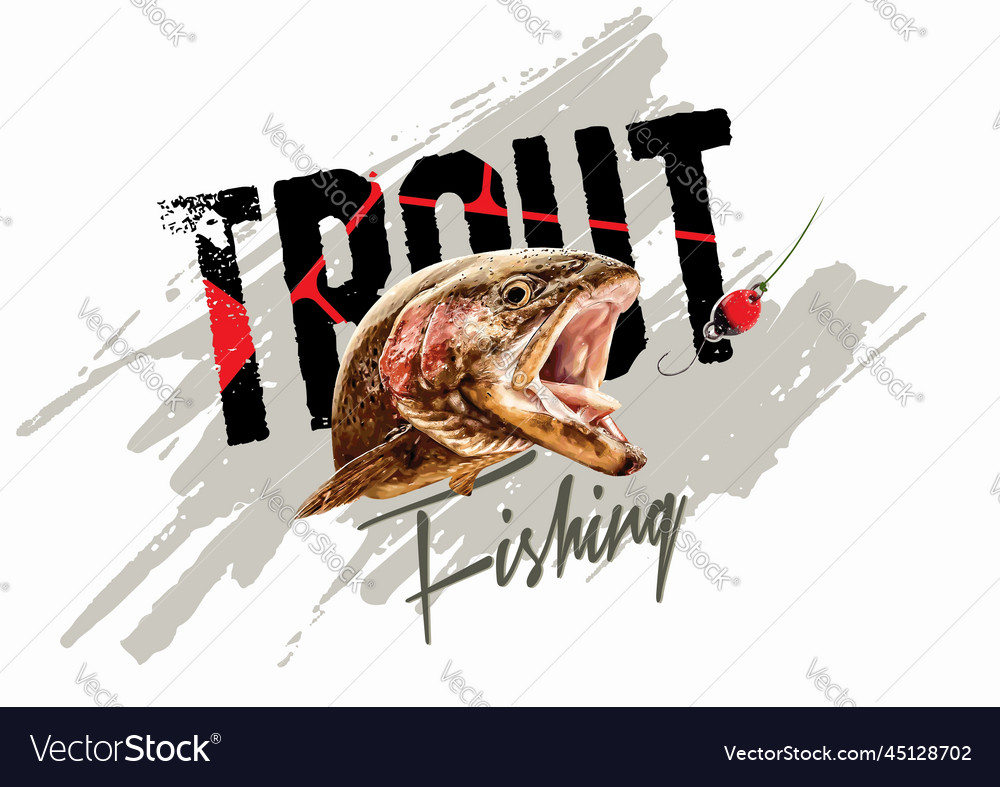 Trout Royalty Free Vector Image - VectorStock