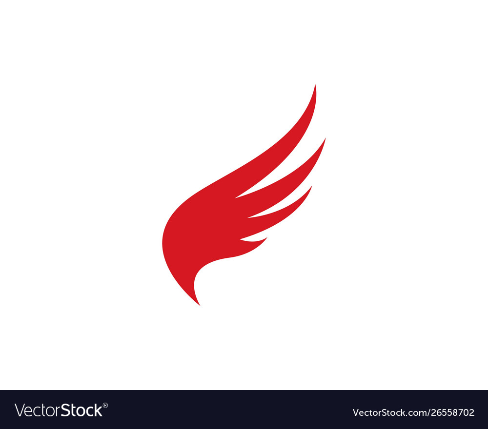 Wing logo template Royalty Free Vector Image - VectorStock