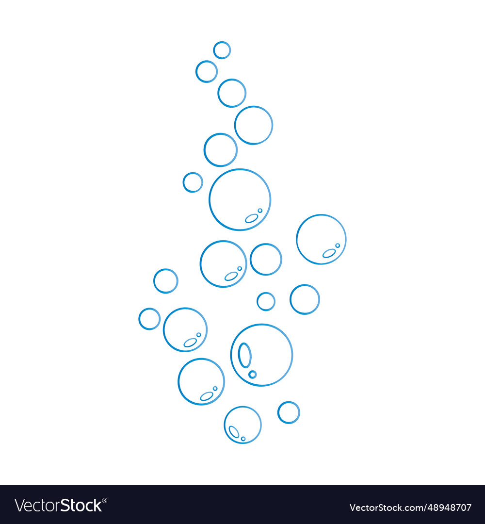 Bubble water Royalty Free Vector Image - VectorStock