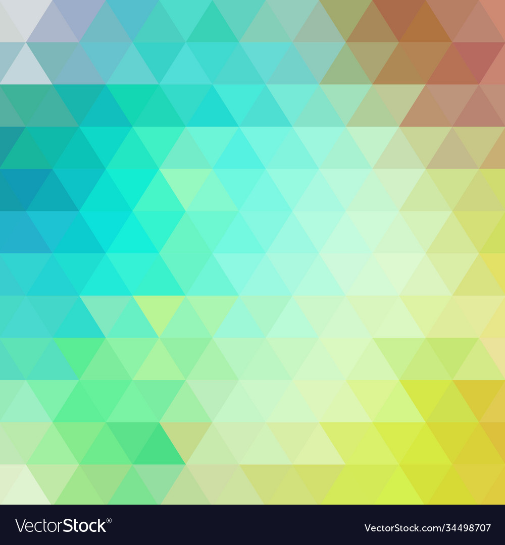 Colored triangles presentation template layout Vector Image