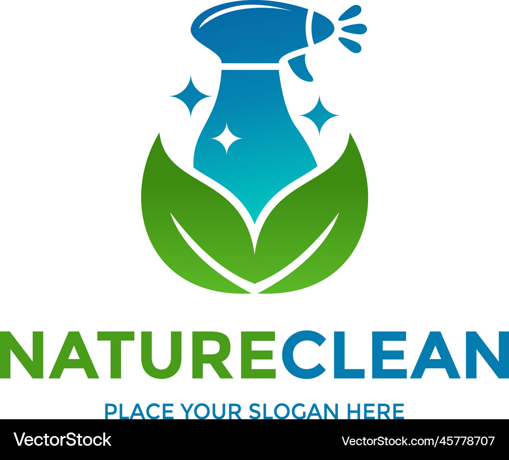 Green And Clean Logo 50 Spotless Housekeeping Logos