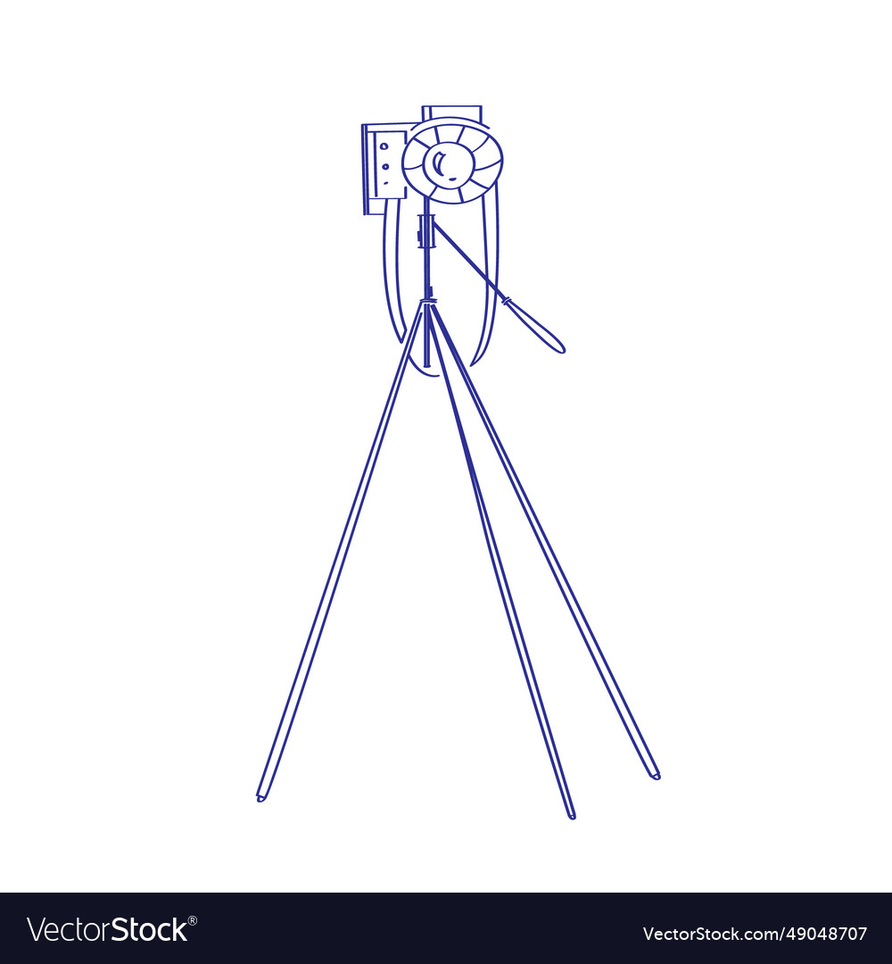 Tripod Royalty Free Vector Image - VectorStock