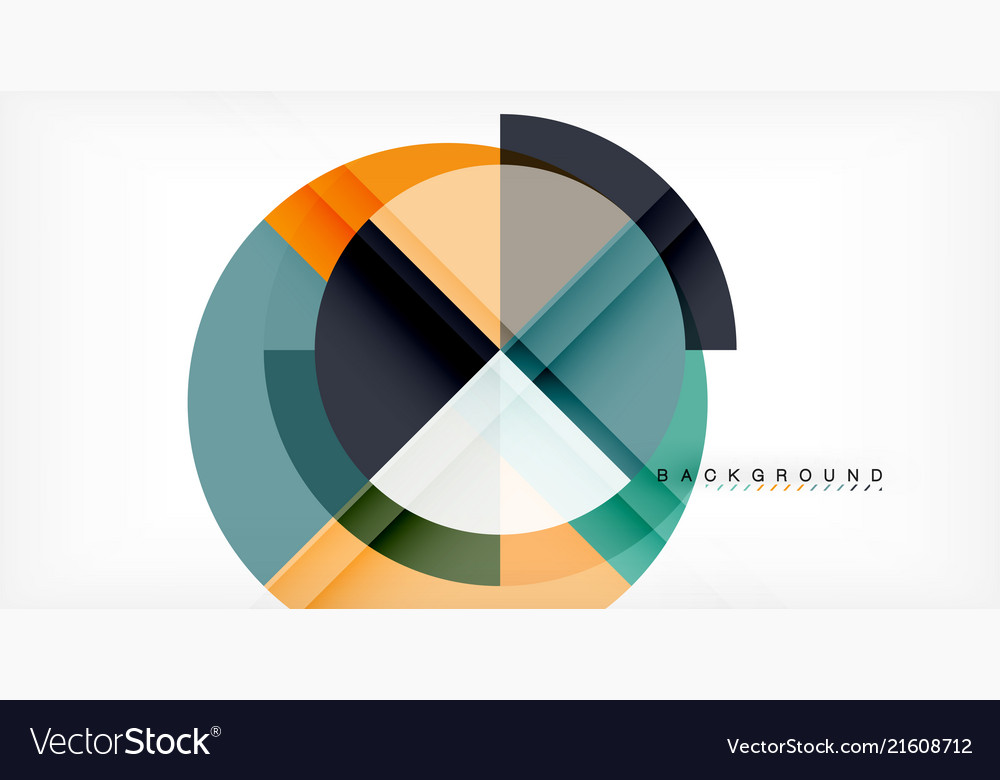 Circle abstract background Royalty Free Vector Image