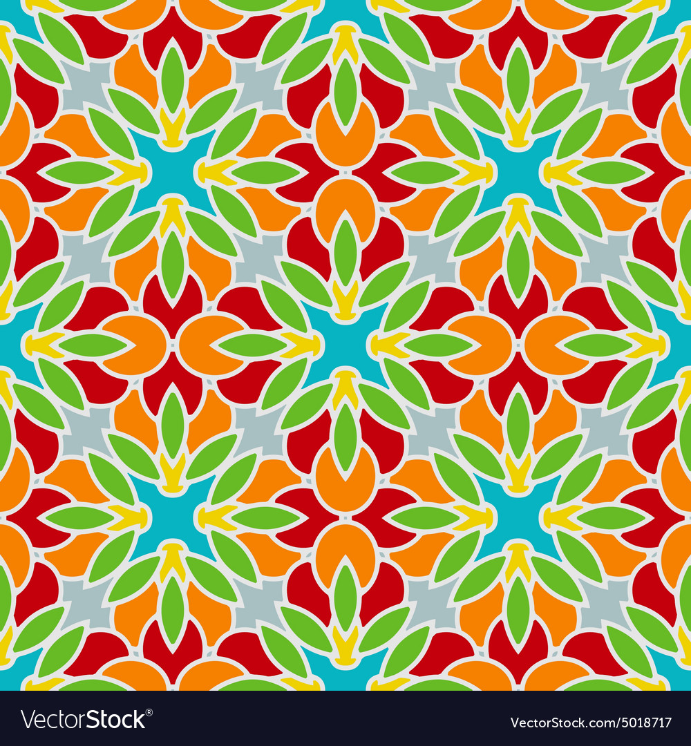 Colorful seamless pattern Royalty Free Vector Image
