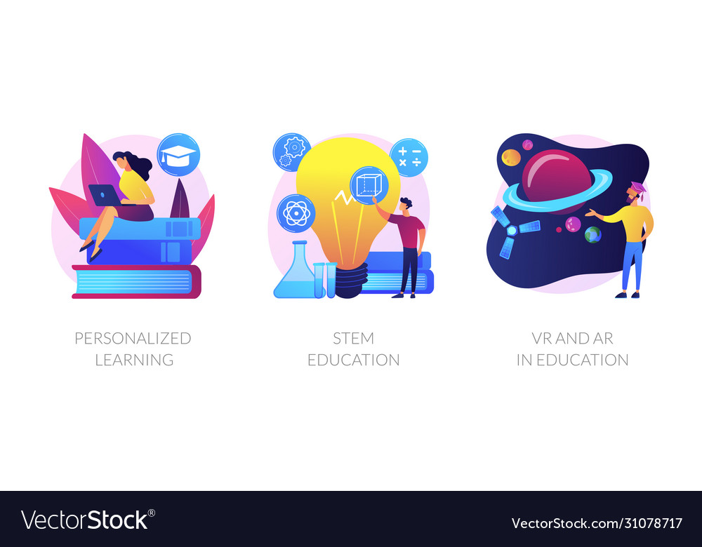 Flexible learning process concept metaphors Vector Image Flexible learning process concept metaphors Vector Image