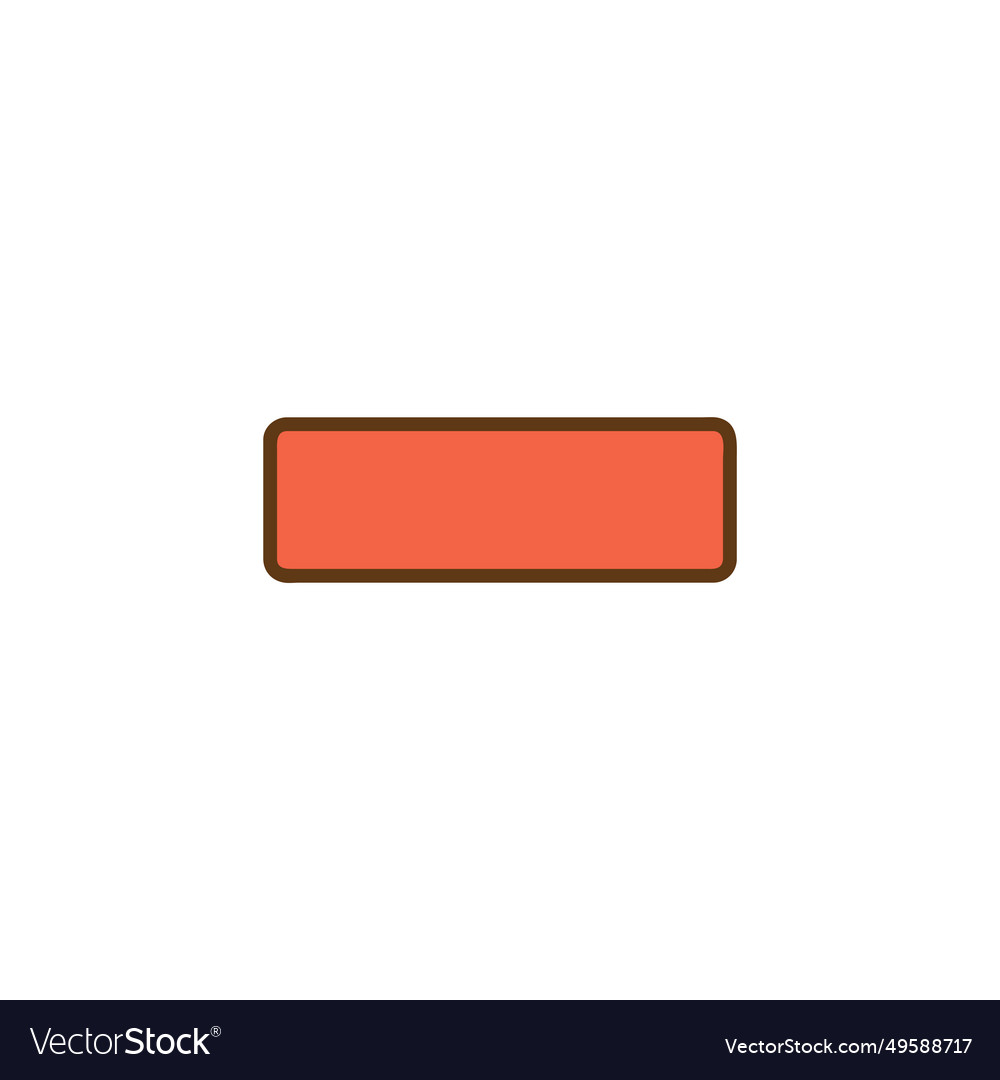 Math minus symbols icon Royalty Free Vector Image