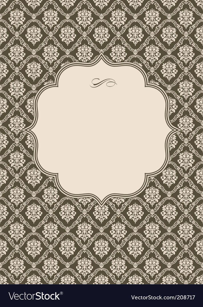 Pattern and frame Royalty Free Vector Image - VectorStock