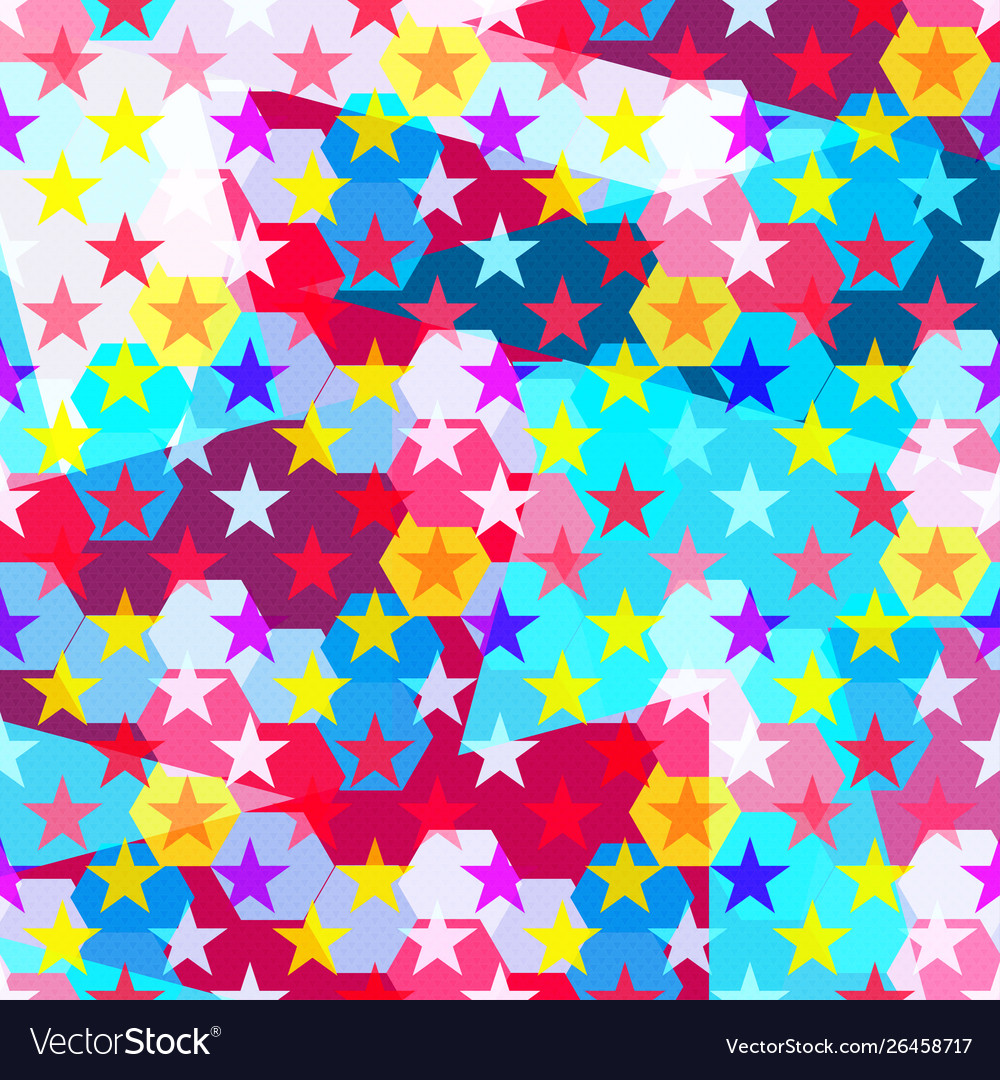 Psychedelic abstract geometric pattern Royalty Free Vector