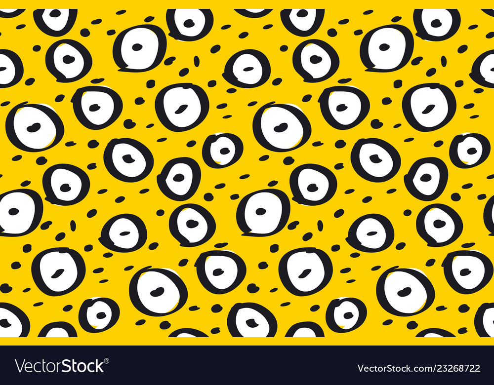 Fun contrast simple dynamic seamless pattern Vector Image