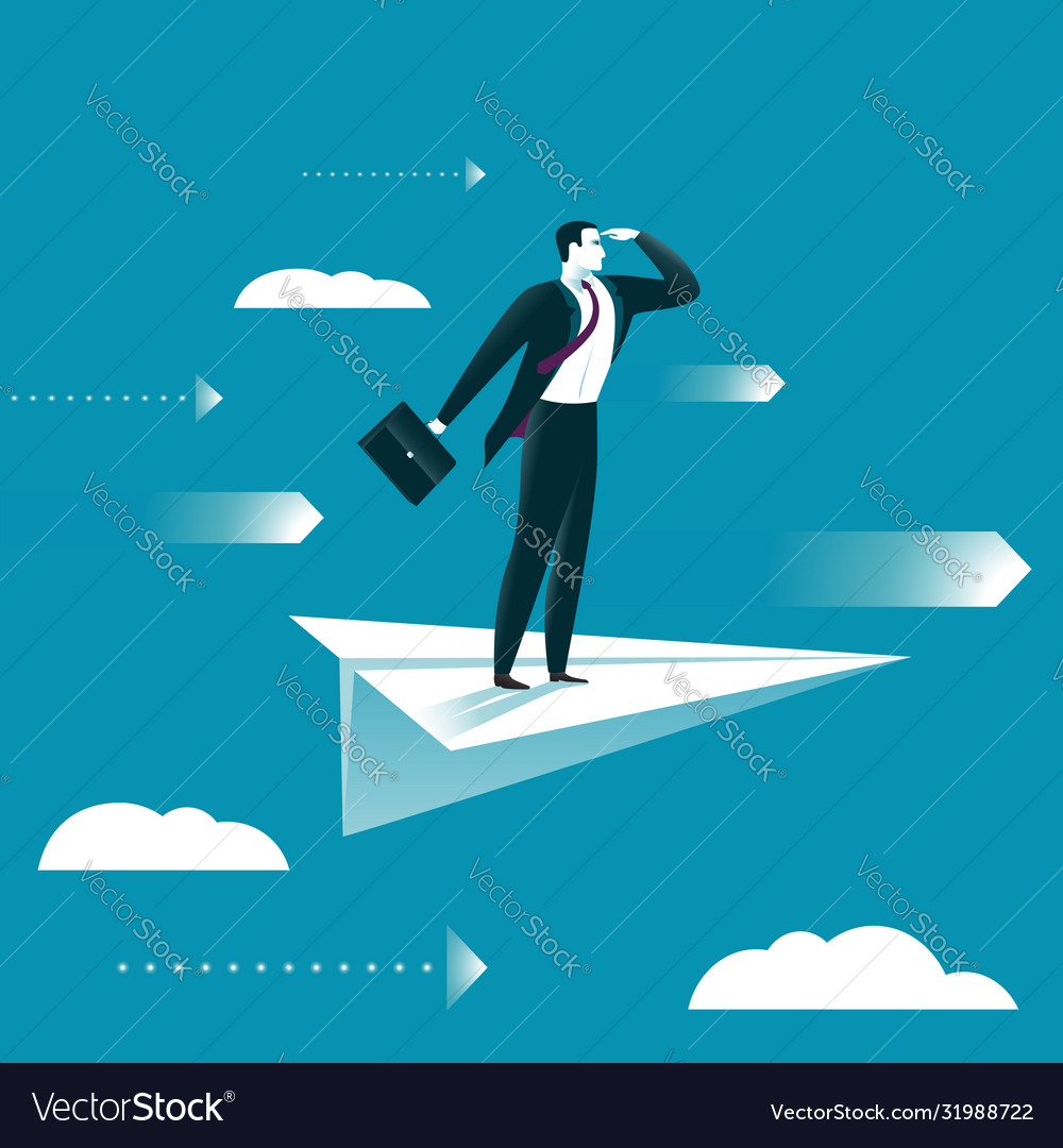 Looking Royalty Free Vector Image - VectorStock
