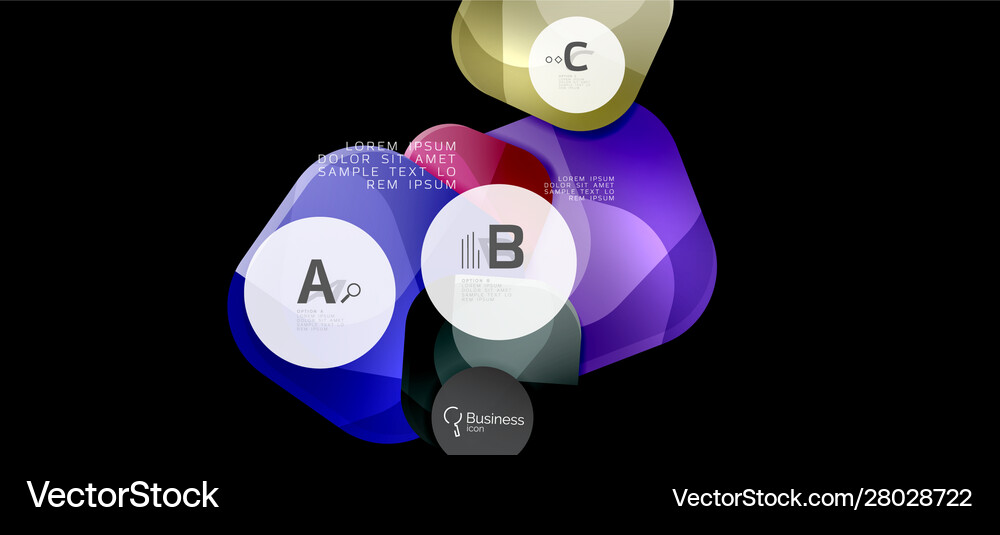 Modern advertising concept for wallpaper design Vector Image