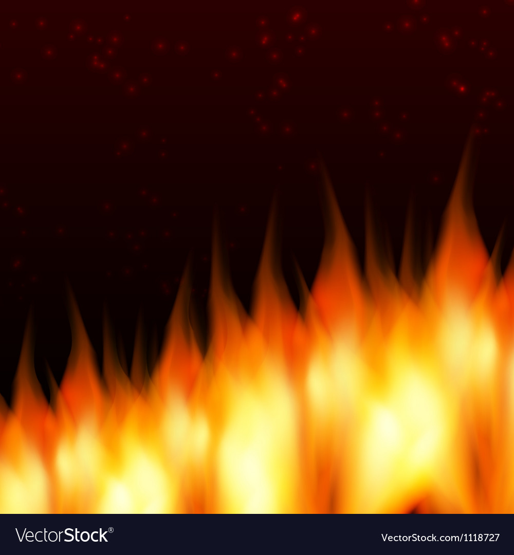 Fire background Royalty Free Vector Image - VectorStock