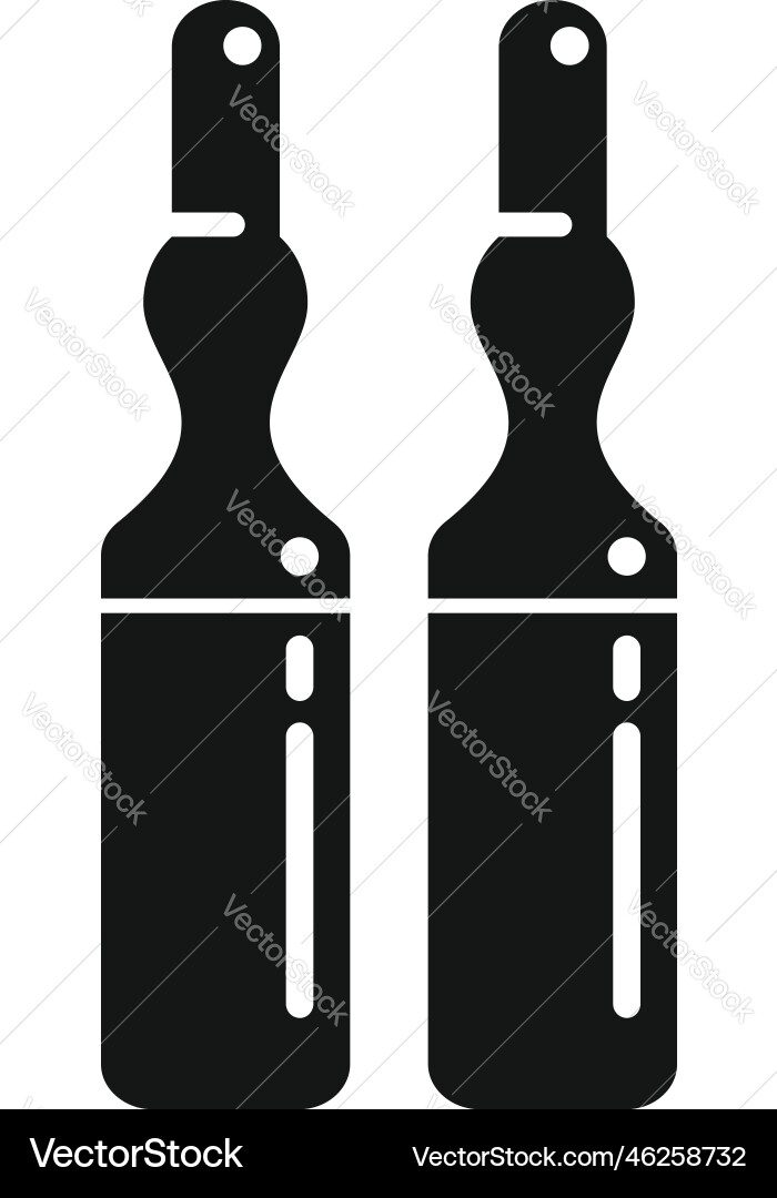 Arthritis injection icon simple pain Royalty Free Vector