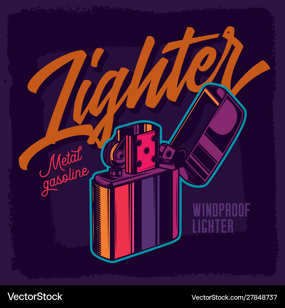 Lighter 02 Royalty Free Vector Image - VectorStock