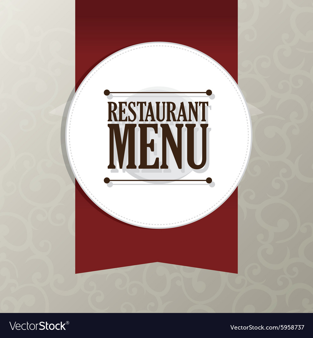 Menu design Royalty Free Vector Image - VectorStock