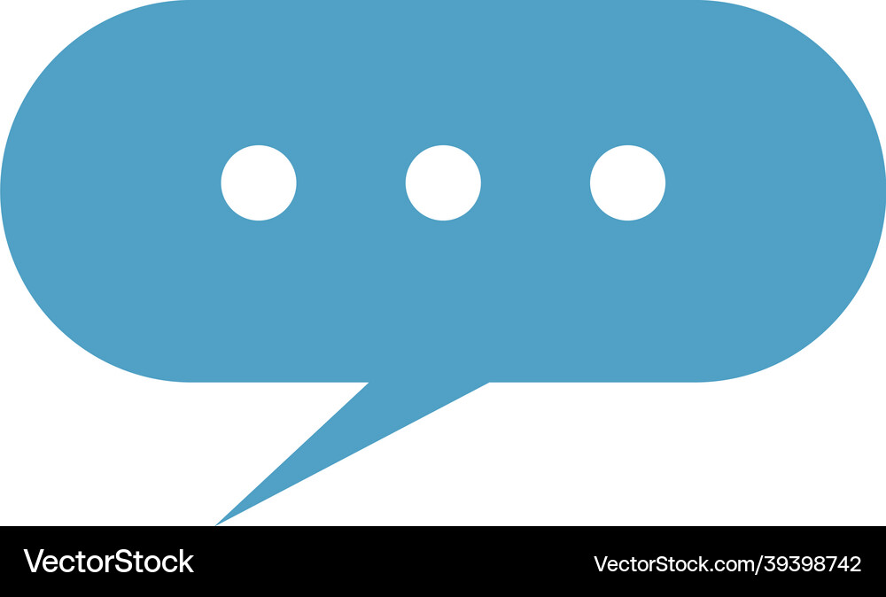 Soeech bubble messaging Royalty Free Vector Image