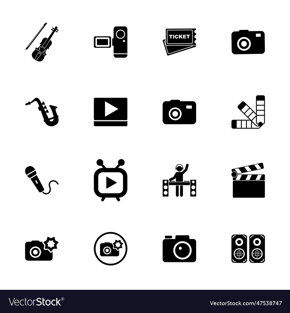 Performance icon set Royalty Free Vector Image