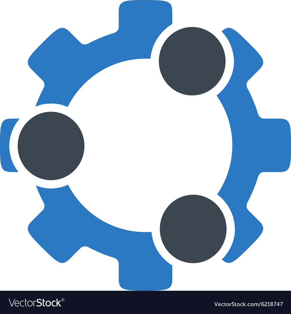 Teamwork icon Royalty Free Vector Image - VectorStock