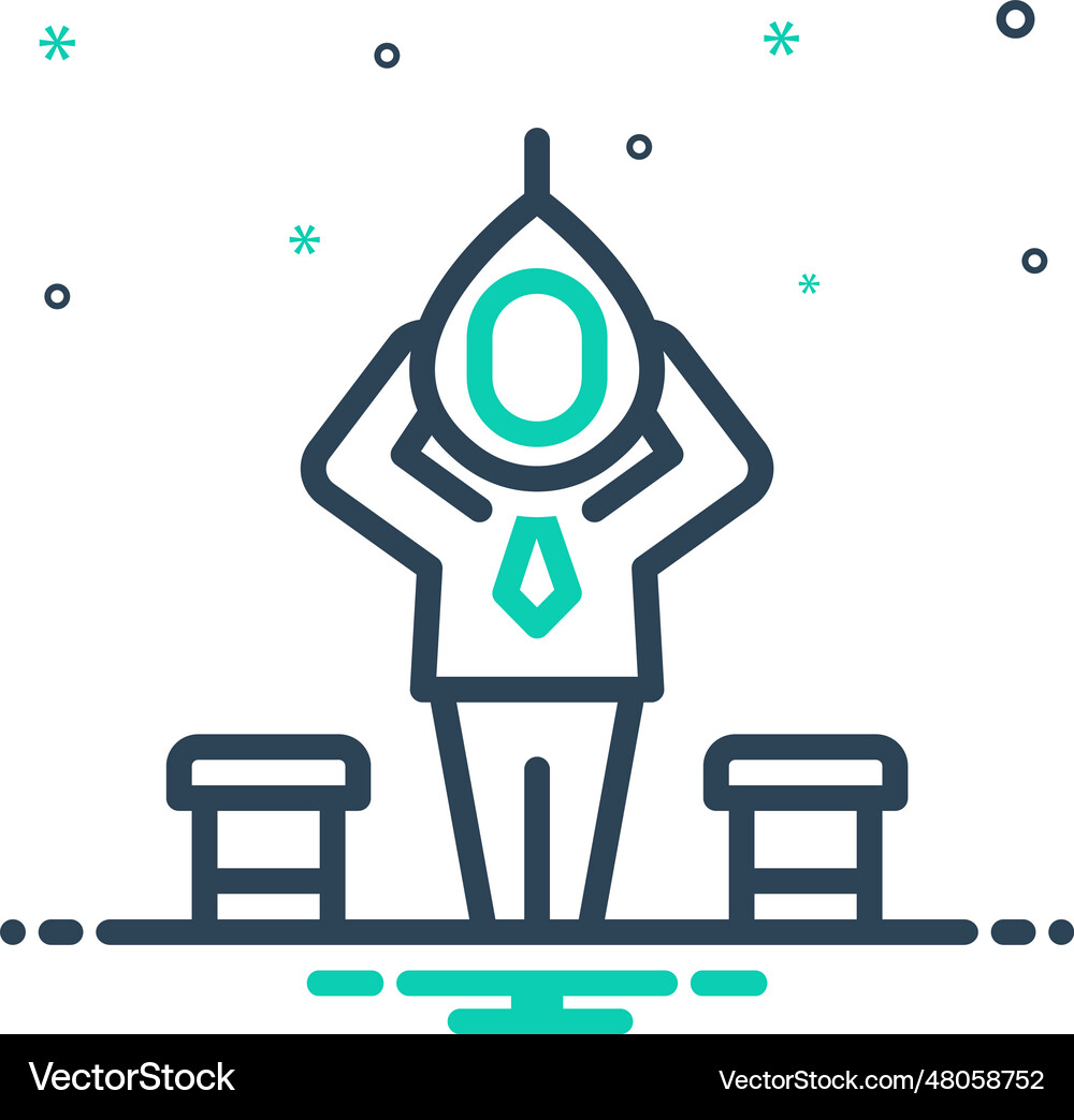 Attempting Royalty Free Vector Image - VectorStock