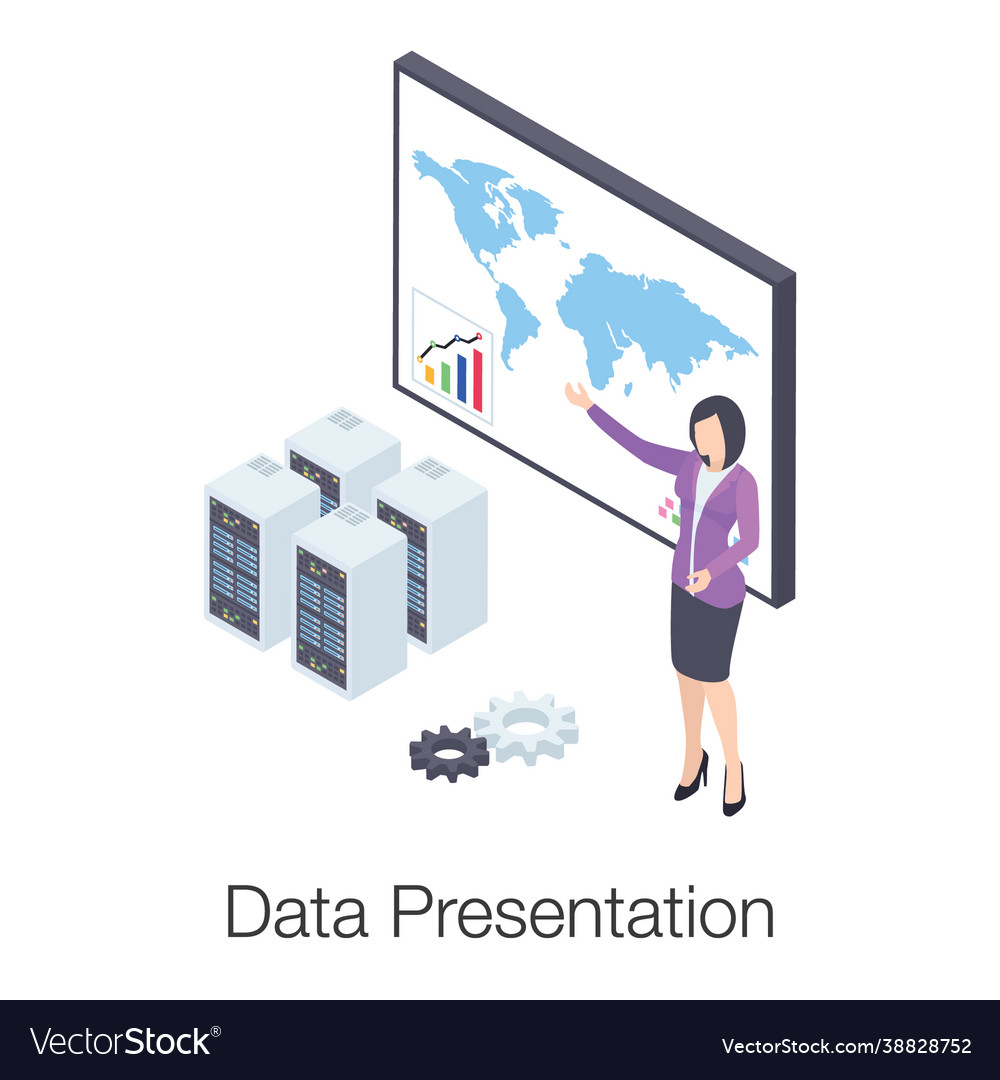Business presentation Royalty Free Vector Image