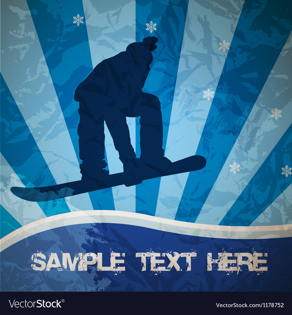 Snowboarding Royalty Free Vector Image - VectorStock