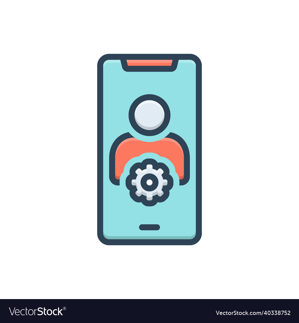 User setting interface Royalty Free Vector Image