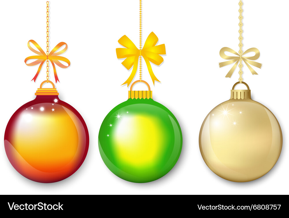 ChristmasBall Full Royalty Free Vector Image - VectorStock