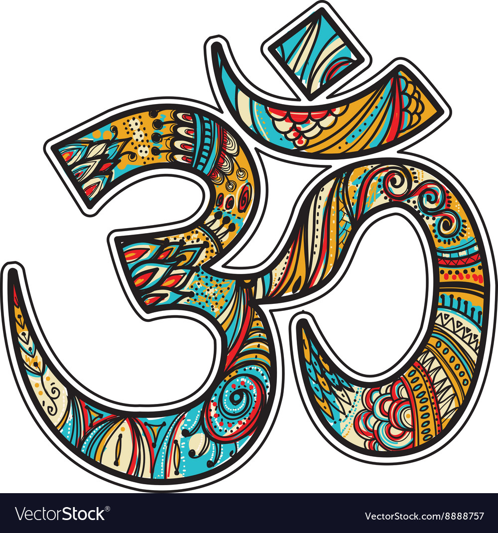 Hand Drawn Ohm Symbol Royalty Free Vector Image
