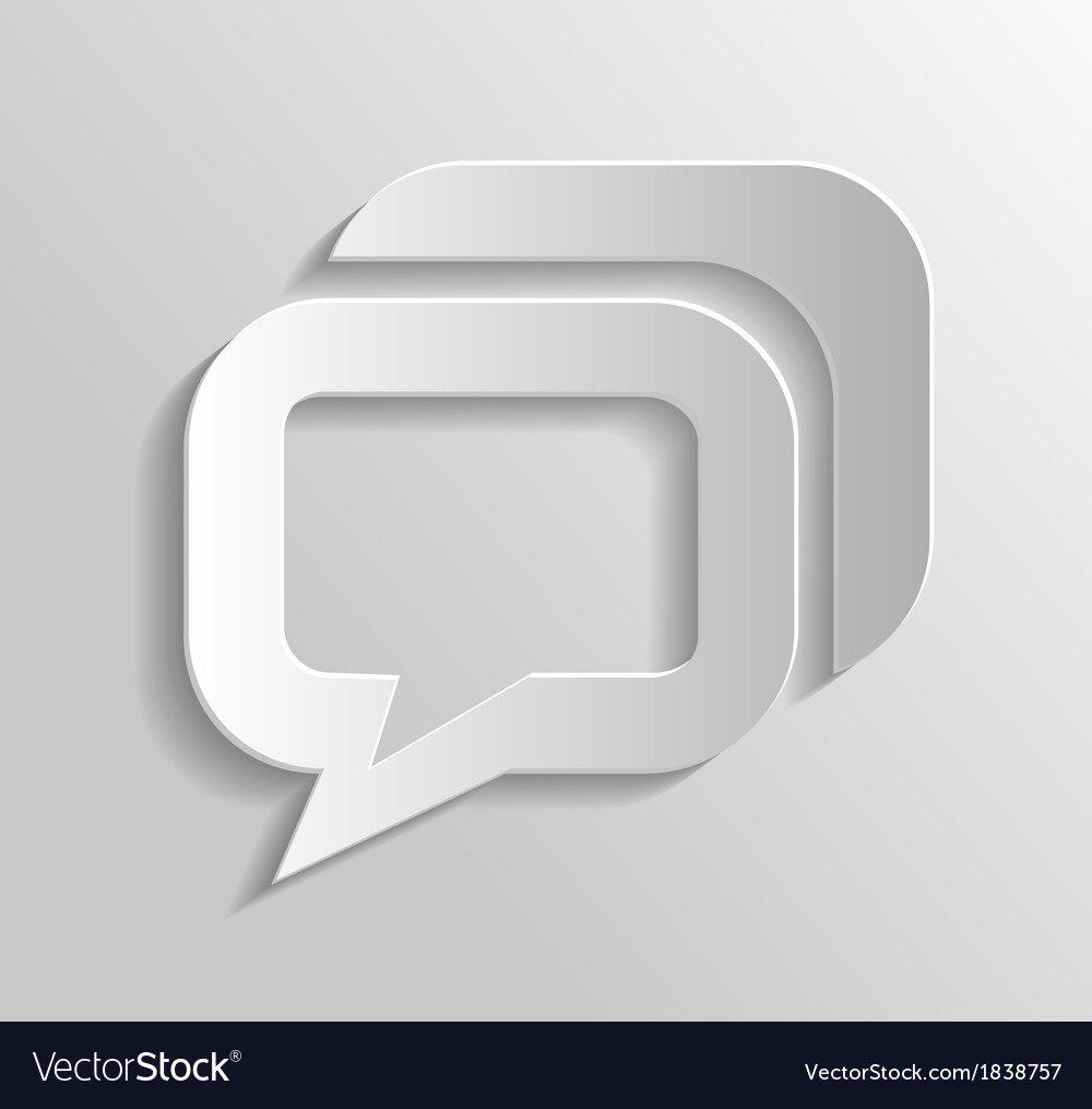 Icon message Royalty Free Vector Image - VectorStock