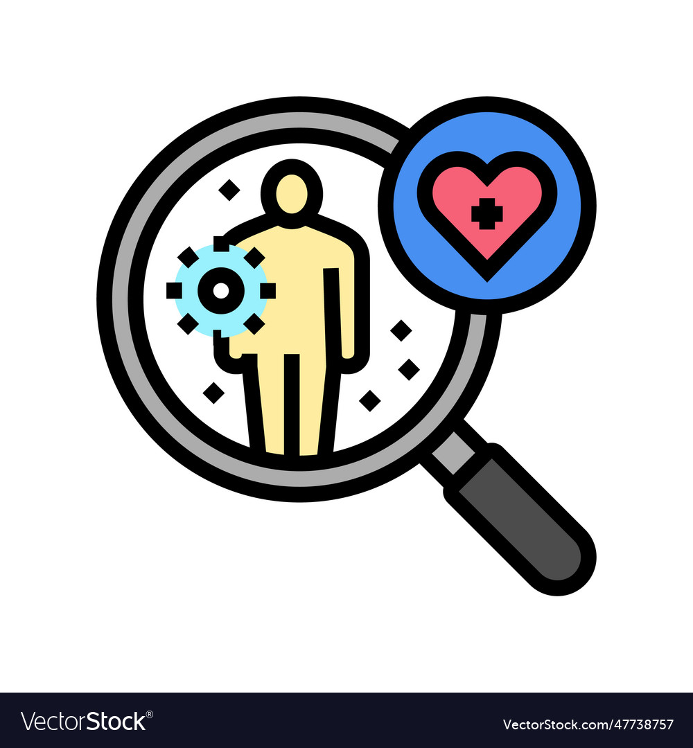 Immunology research biomedical color icon Vector Image Immunology research biomedical color icon Vector Image