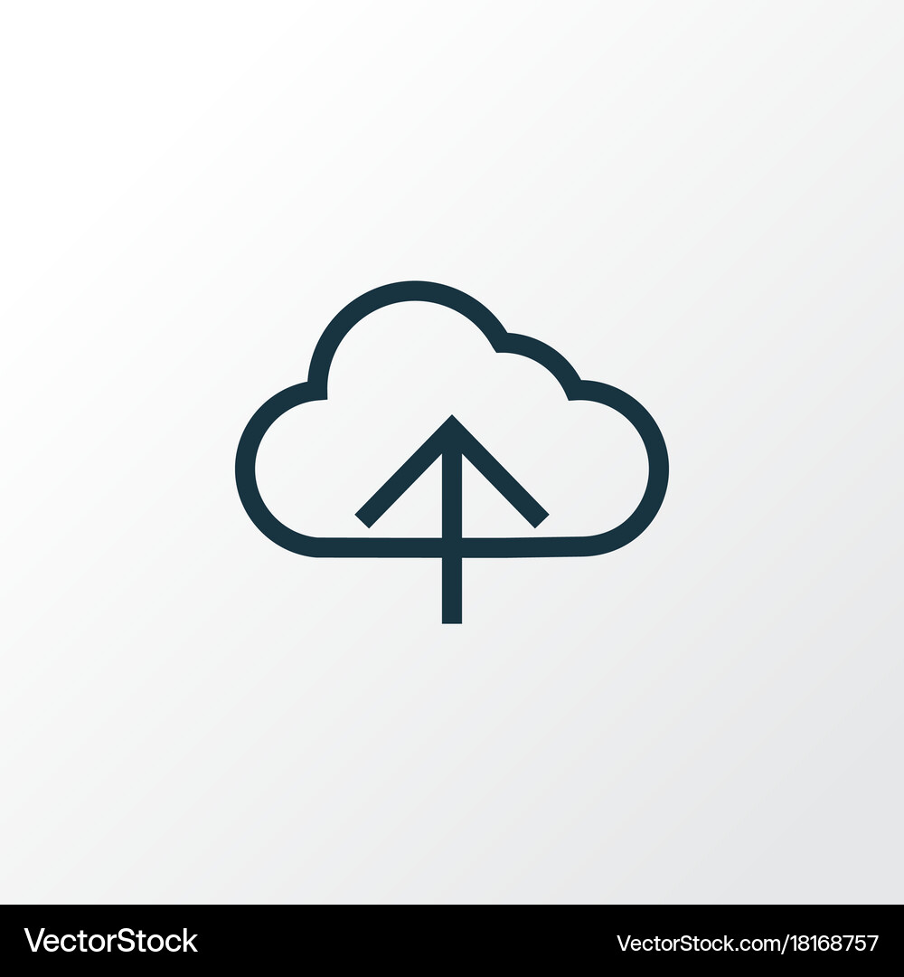 Load outline symbol premium quality isolated Vector Image