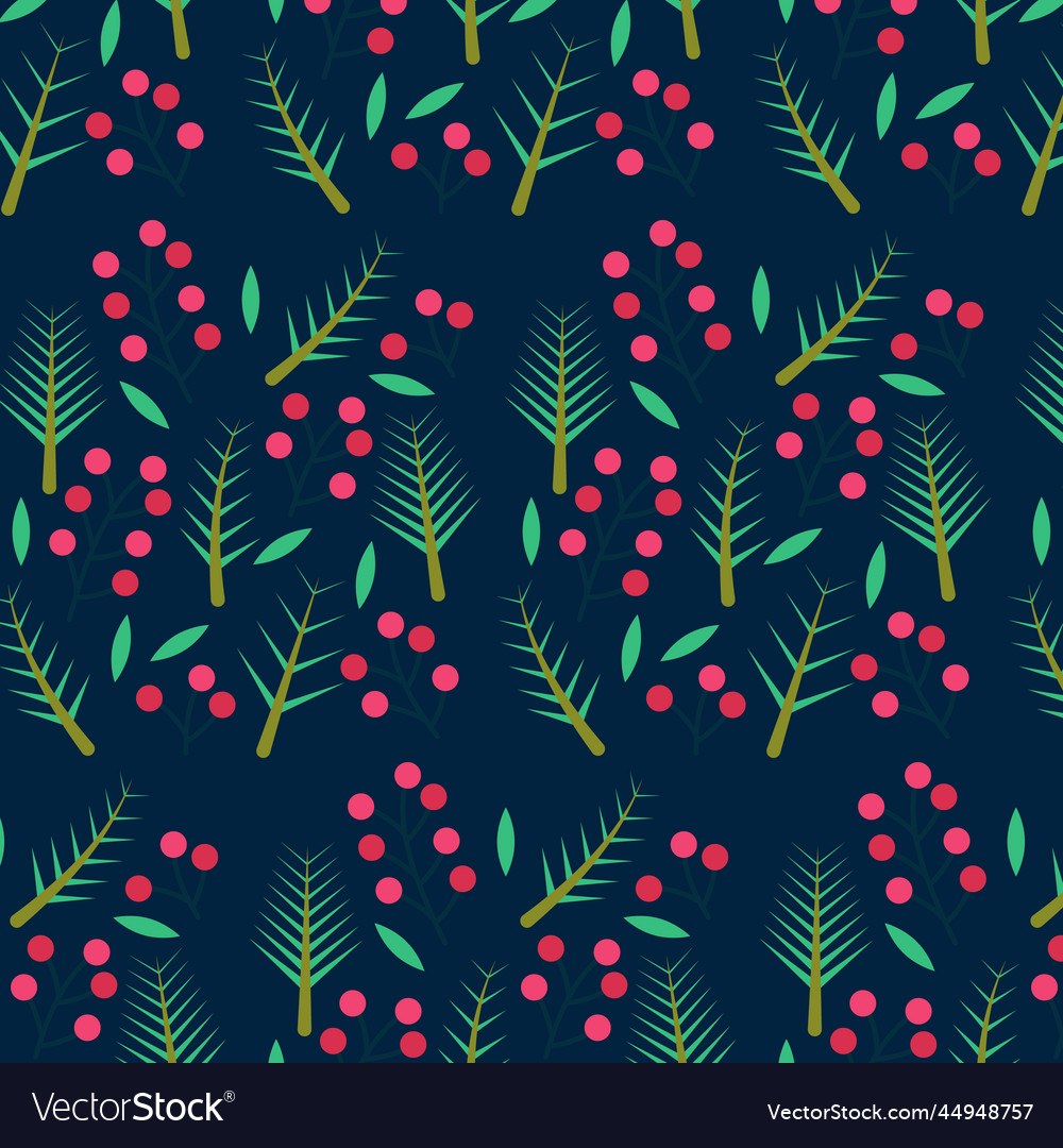 Seamless pattern christmas background image Vector Image