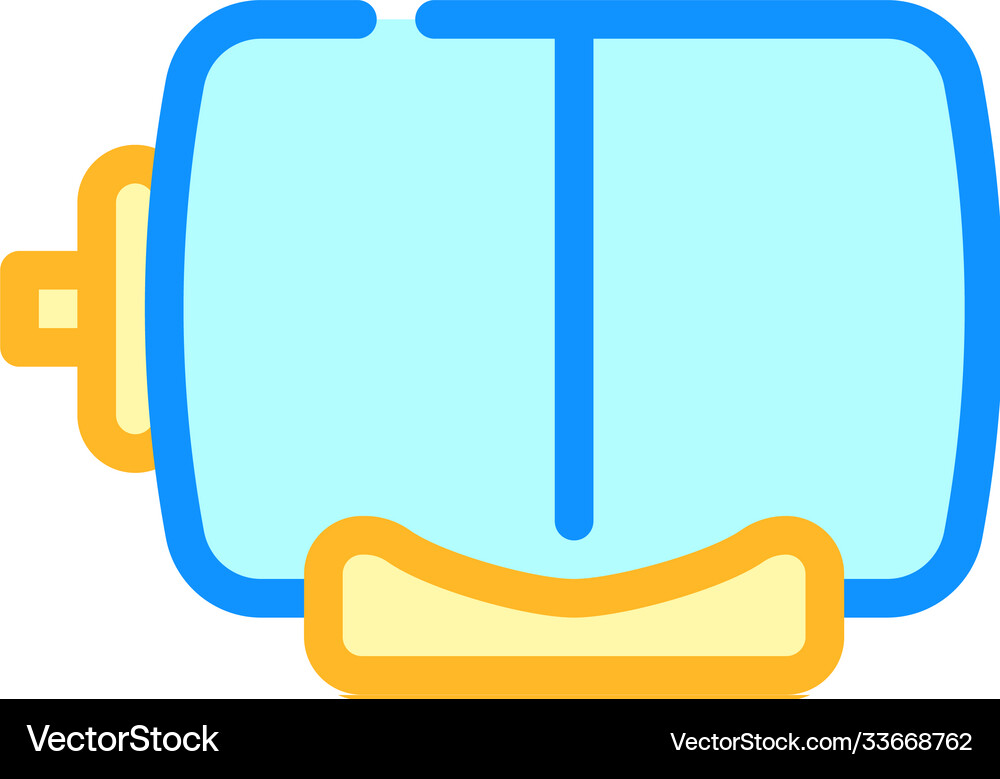 Barrel with water color icon Royalty Free Vector Image
