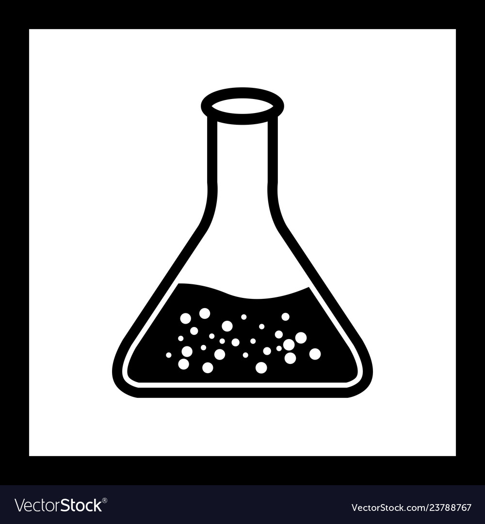 Beaker icon Royalty Free Vector Image - VectorStock