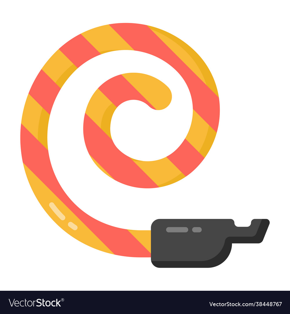 Party blower Royalty Free Vector Image - VectorStock