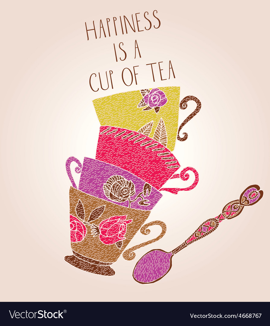 Tea Royalty Free Vector Image - VectorStock