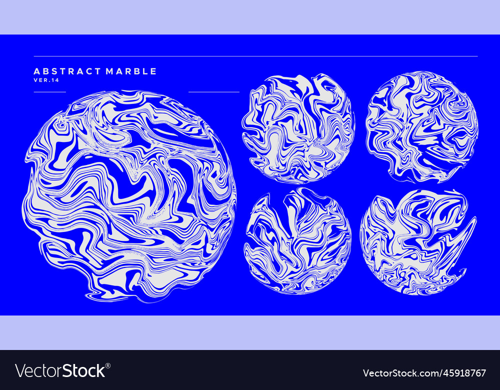 Wave line circle abstract painting design template