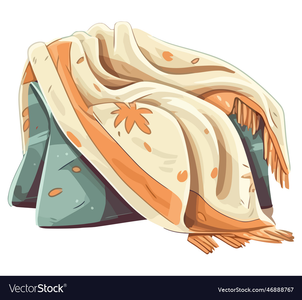 Winter blanket design Royalty Free Vector Image