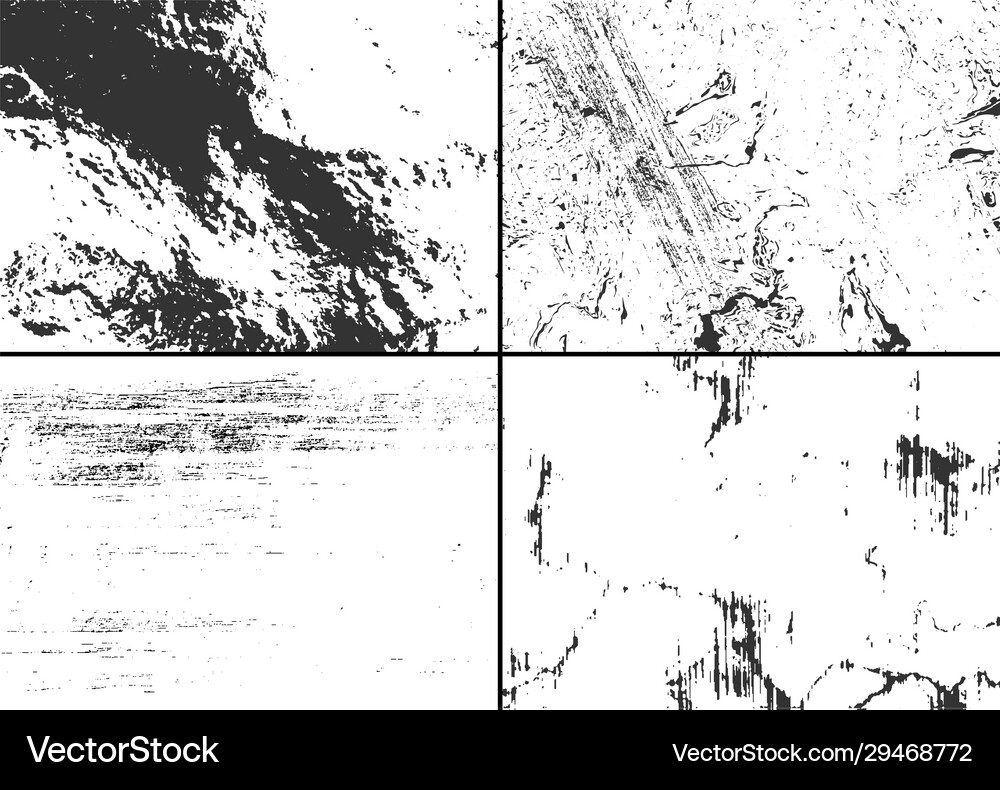 Distress dirty wall overlay texture set for your Vector Image