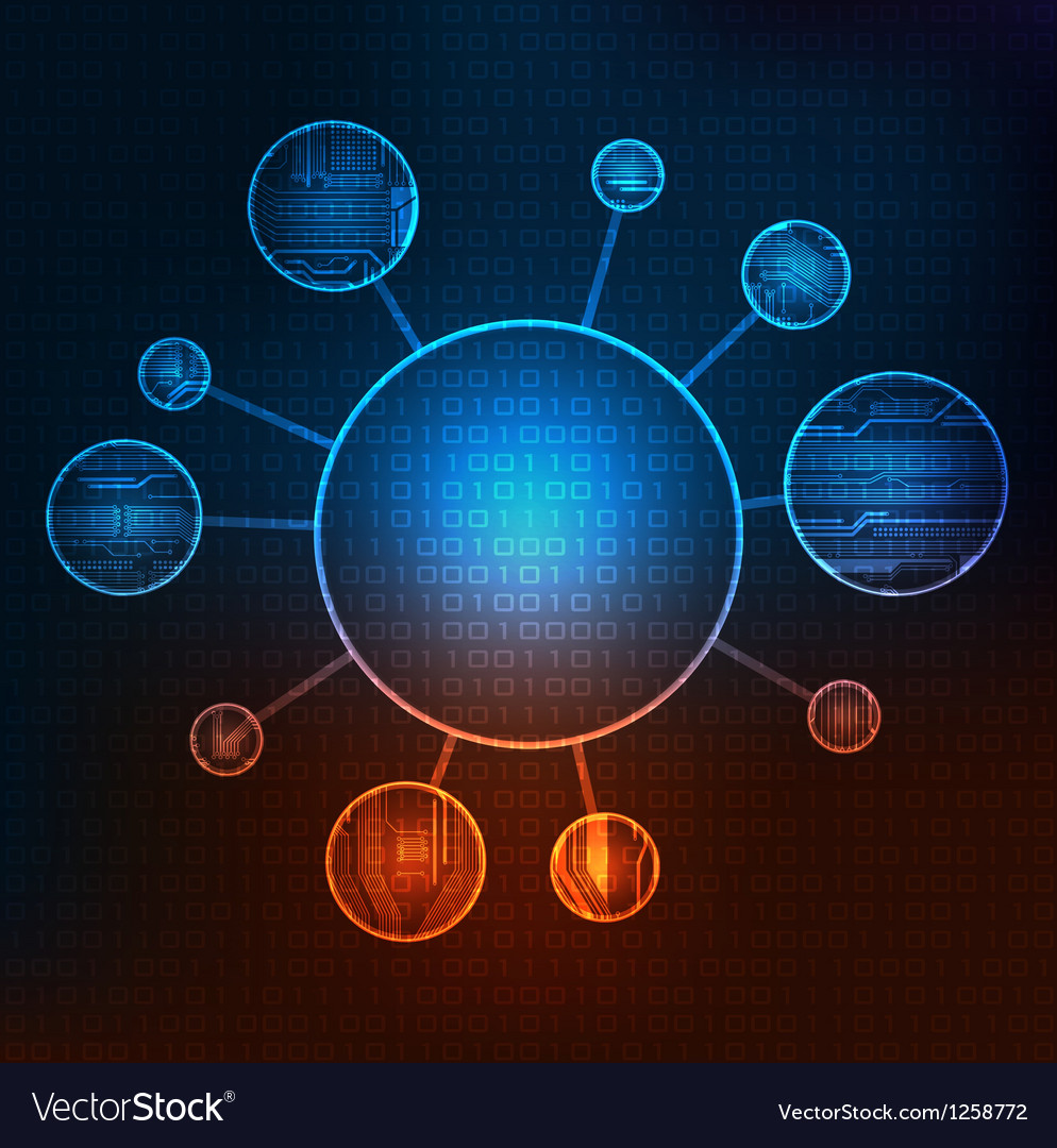 Futuristic background Royalty Free Vector Image