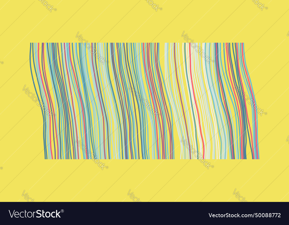 Irregular vertical lines pattern in perspective Vector Image