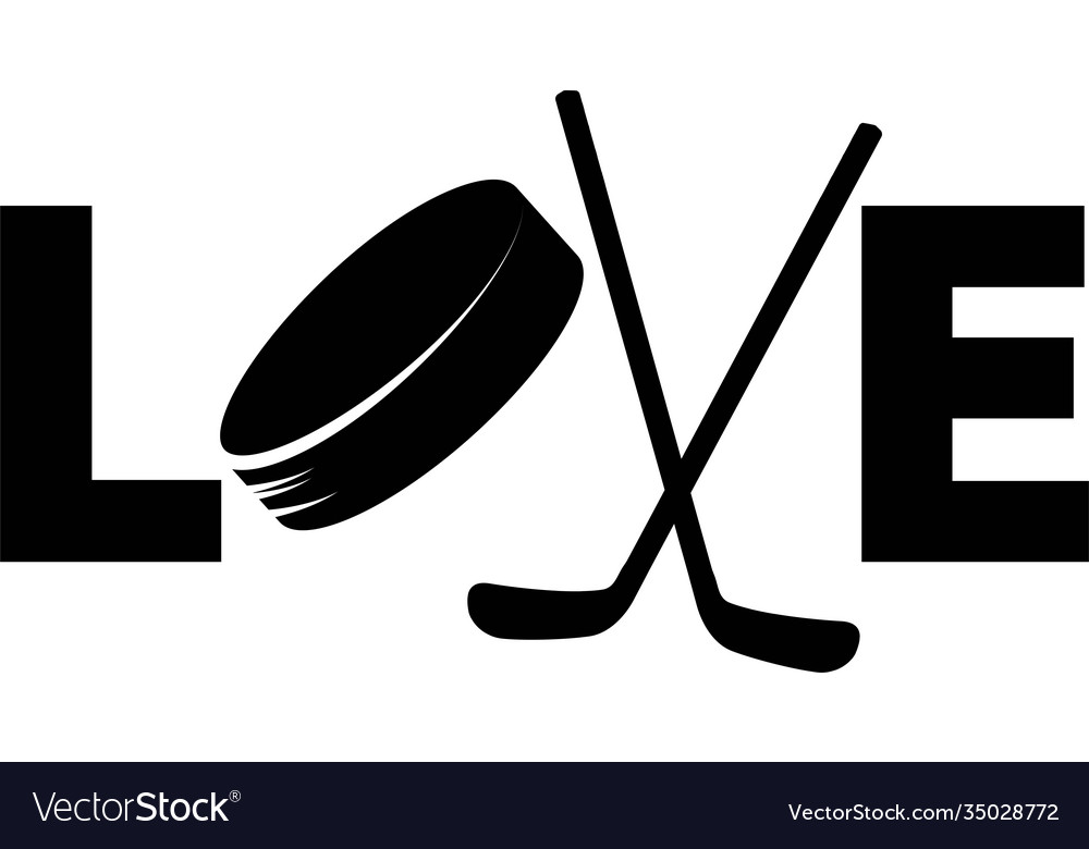 Love quote on white background Royalty Free Vector Image